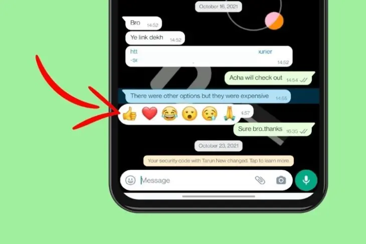 WhatsApp Working On Reactions Feature During Chat – Research Snipers